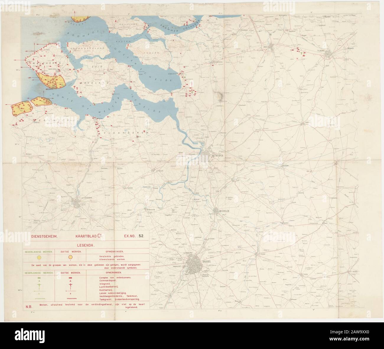 Proposition Maps of the Netherlands (secret service) with entries from ...