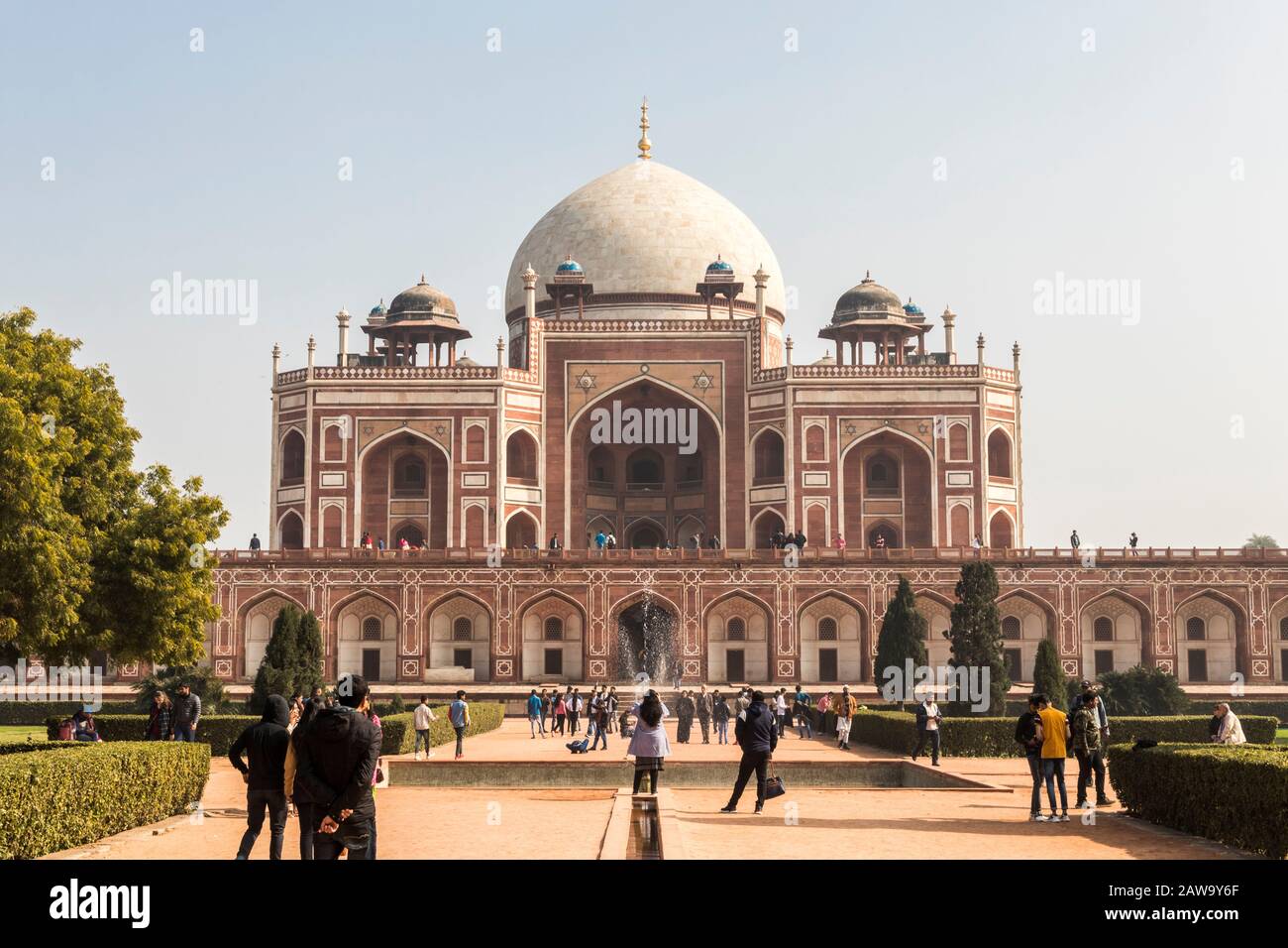 Delhi, India. The Tomb of Humayun, second emperor of the Mughal Empire ...