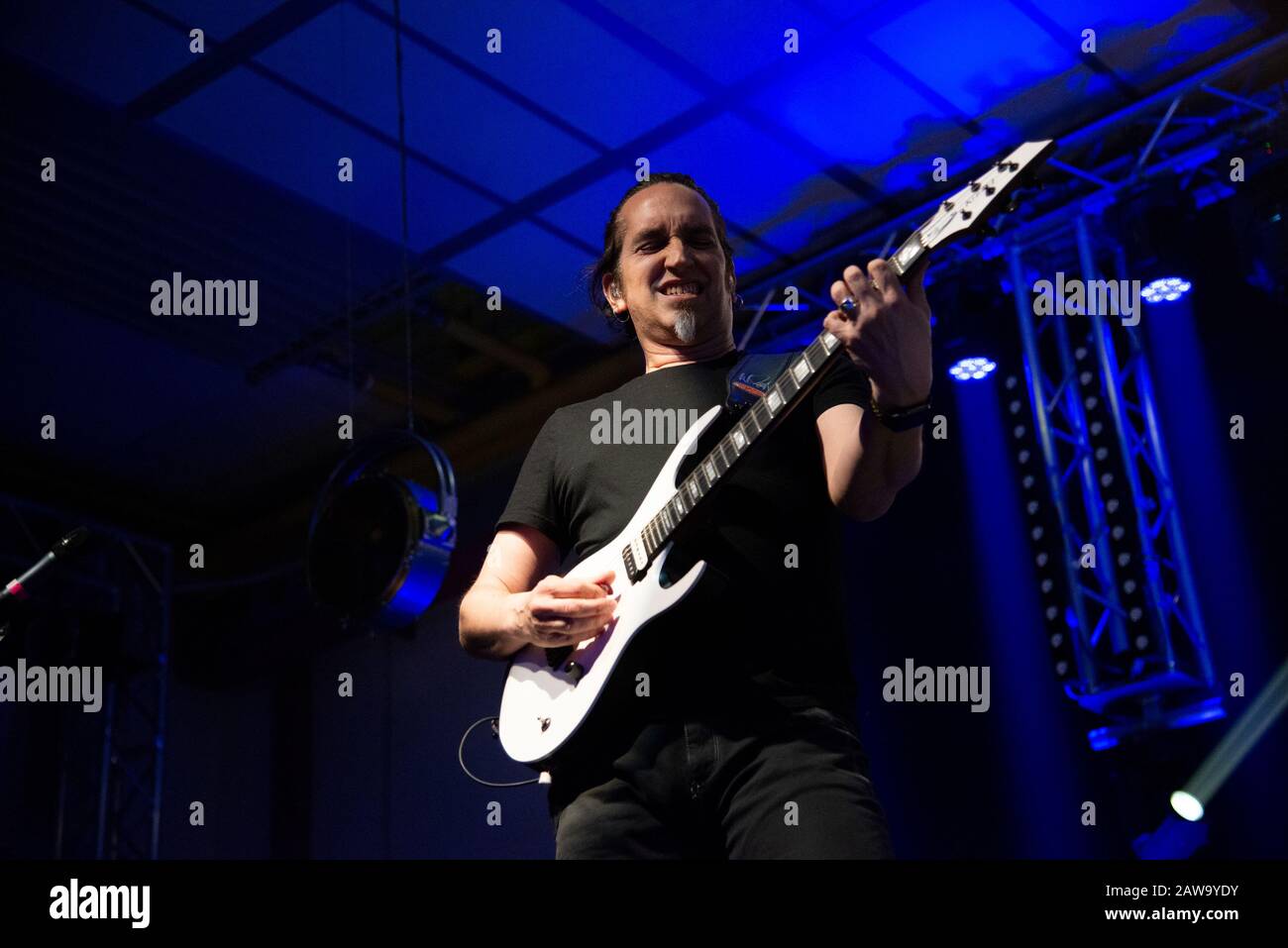 The american guitarist Neil Zaza performs in Merula, Roreto di Cherasco ...