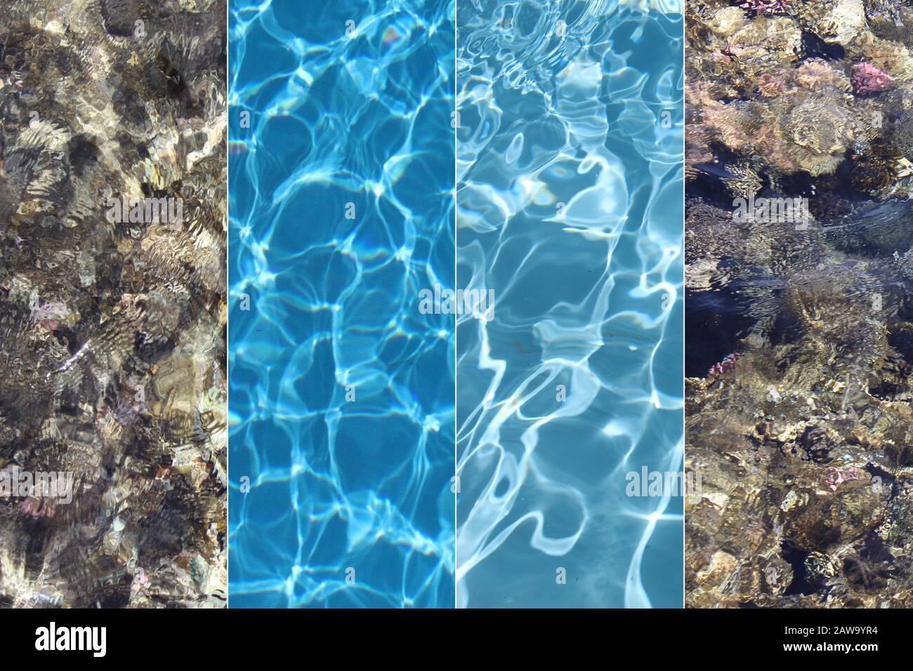 Beautiful textures of nature. Water highlights Stock Photo - Alamy