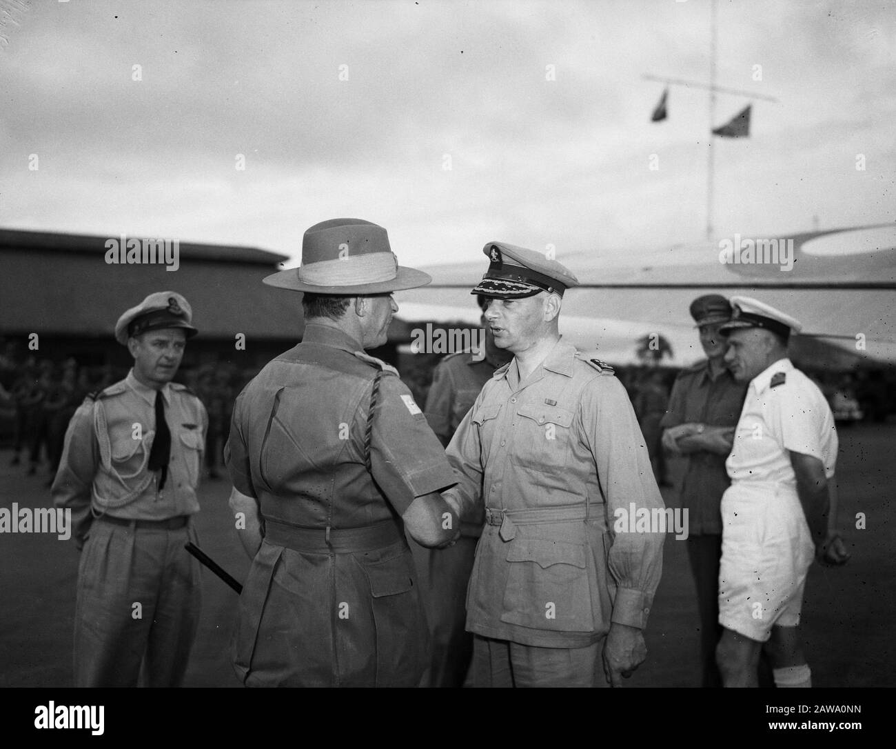 Departure generals Wilson and Stopford Army Chief General S. H. Rail ...