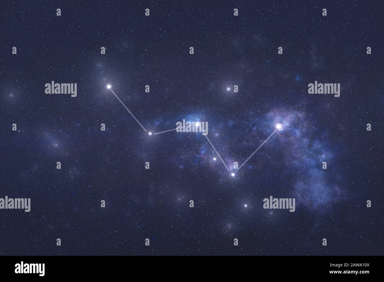 Cassiopeia Constellation Star Names Cassiopeia Constellation On A