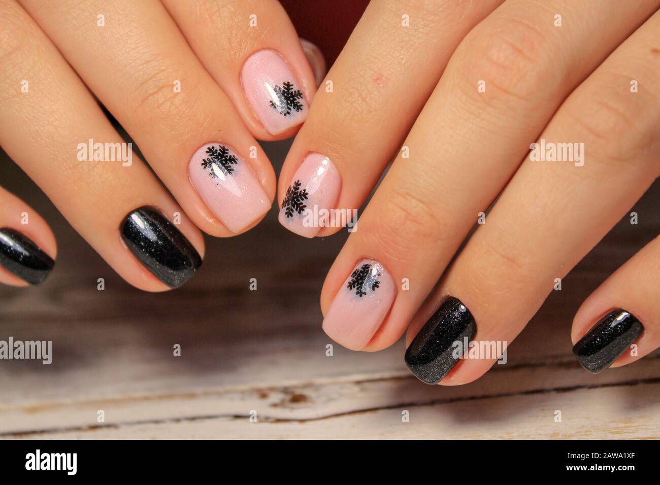 The refined beautiful female fingers Stock Photo - Alamy