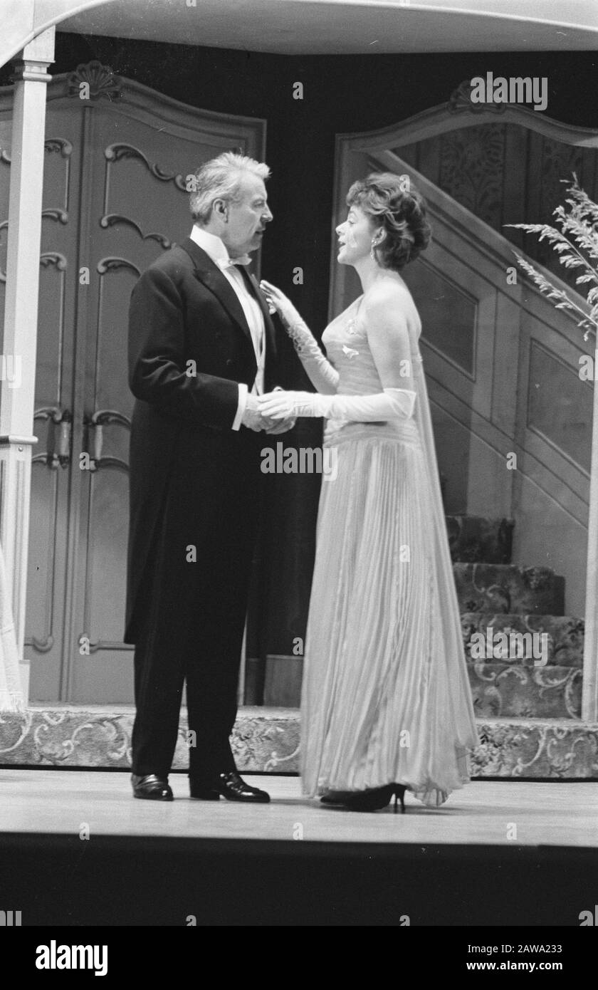 Musical The Sound of Music, rehearsals in Carré, the party scene with ...