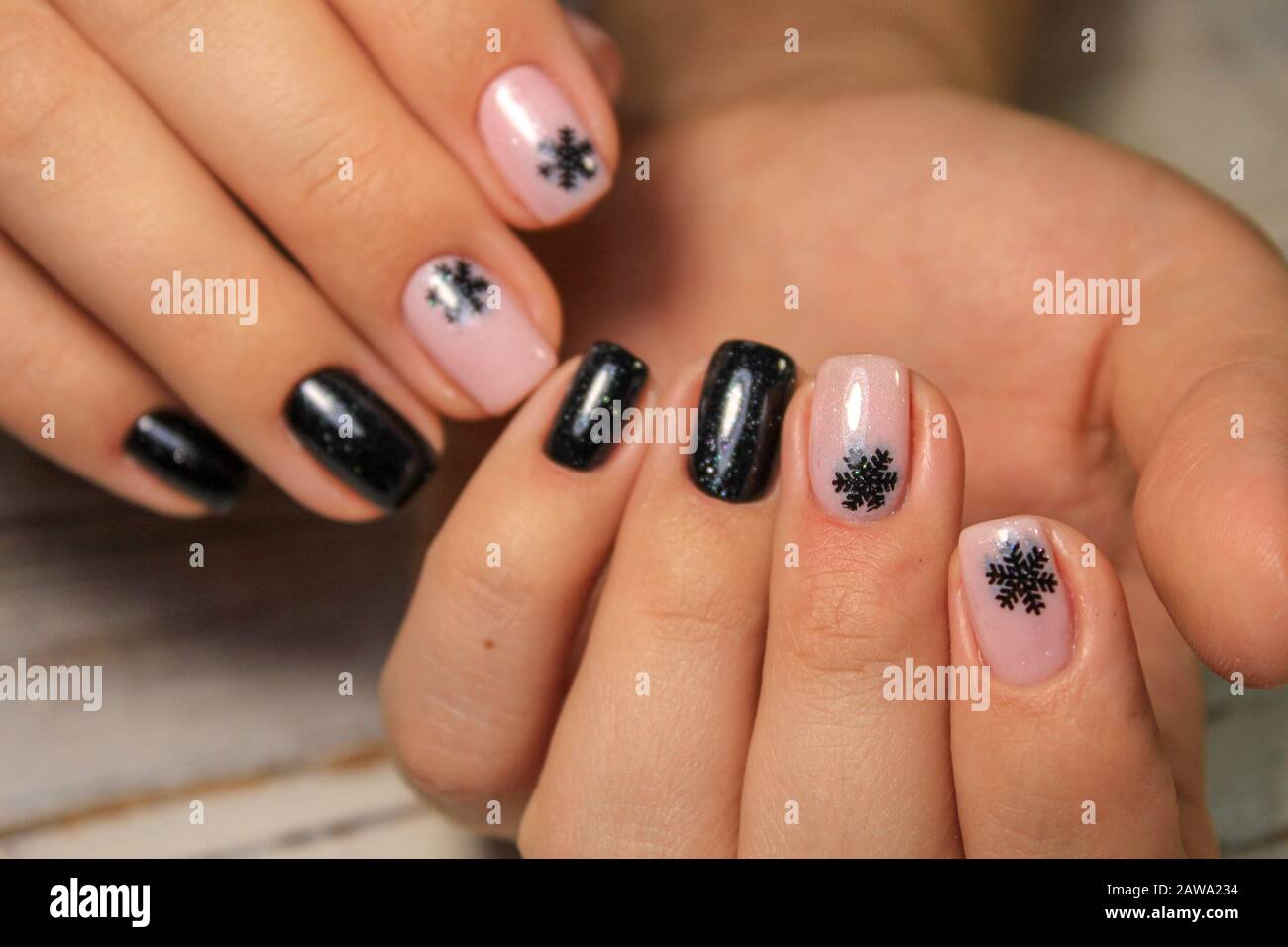The refined beautiful female fingers Stock Photo - Alamy