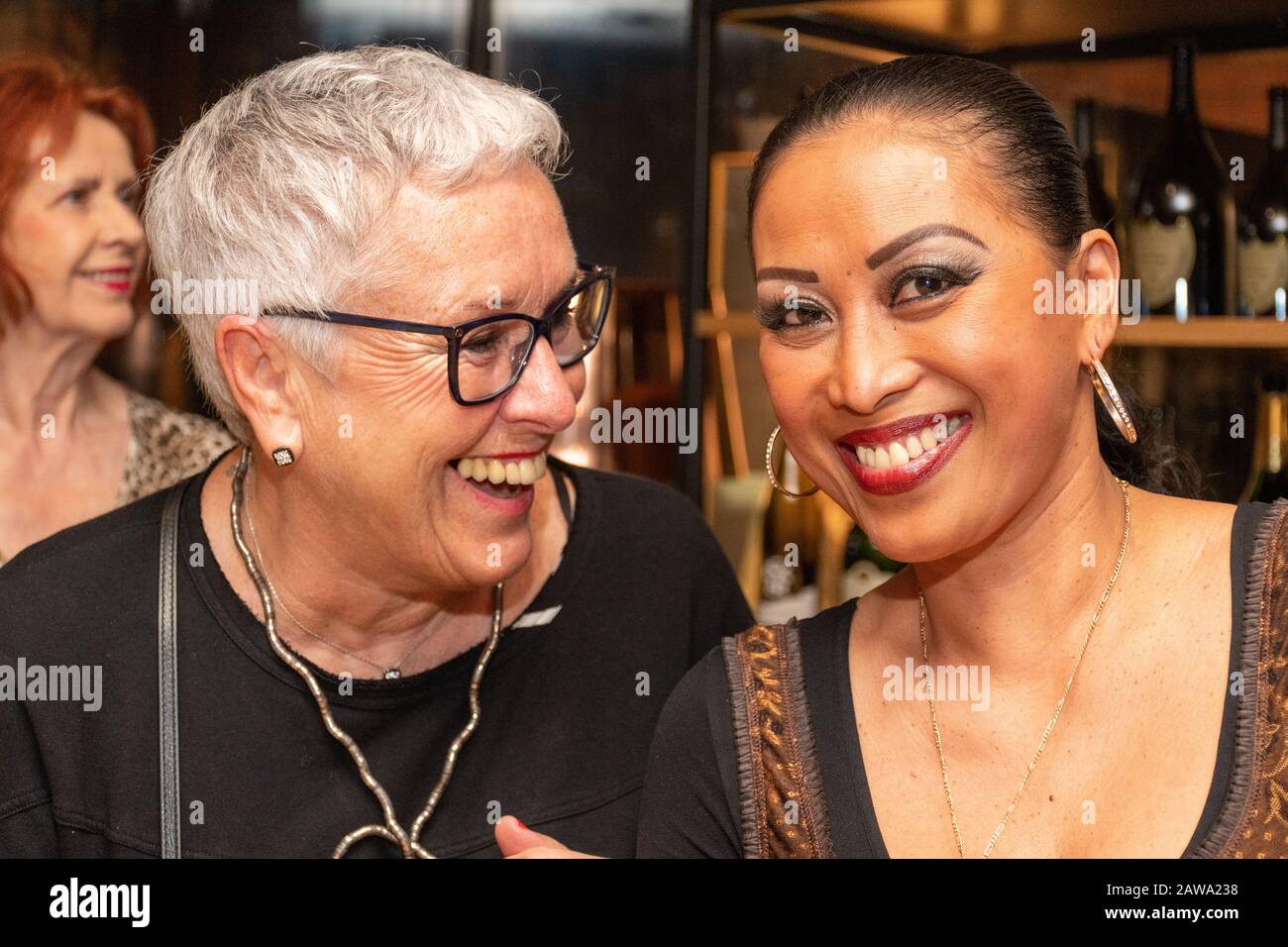 Renate Hamer - Malerin, Maribel Wölfler, 06.02.2020, Hamburg, wineBANK, Rock-Legenden Alive auf ...