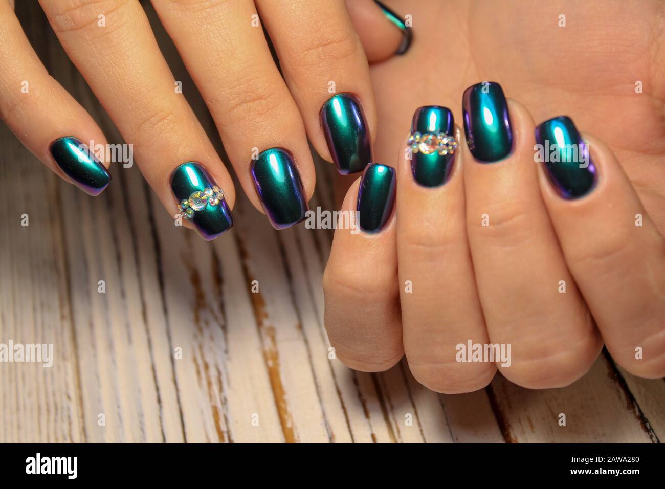 The refined beautiful female fingers Stock Photo - Alamy