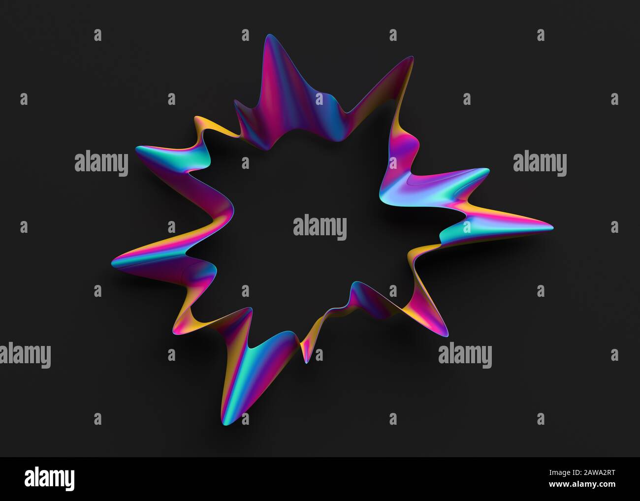 Abstract 3d rendered illustration, modern background design Stock Photo ...