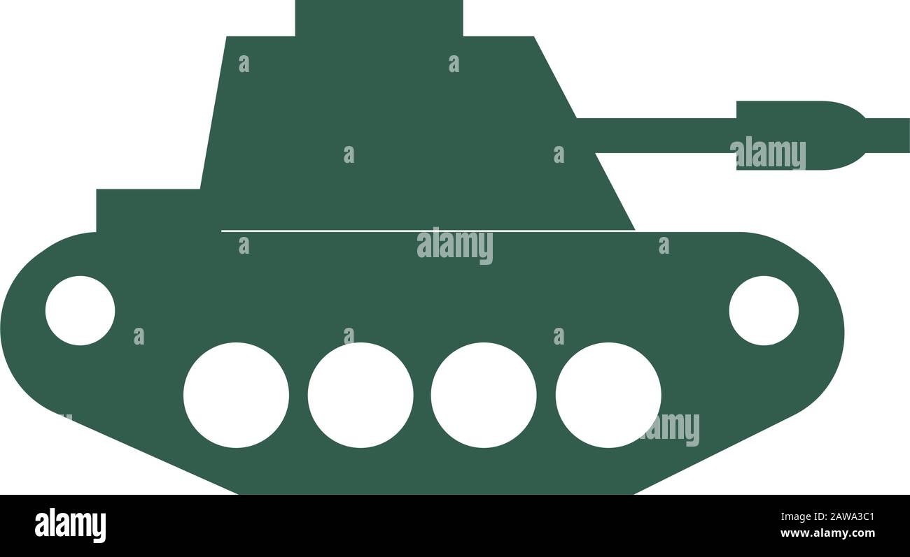 tank military force isolated icon Stock Vector Image & Art - Alamy