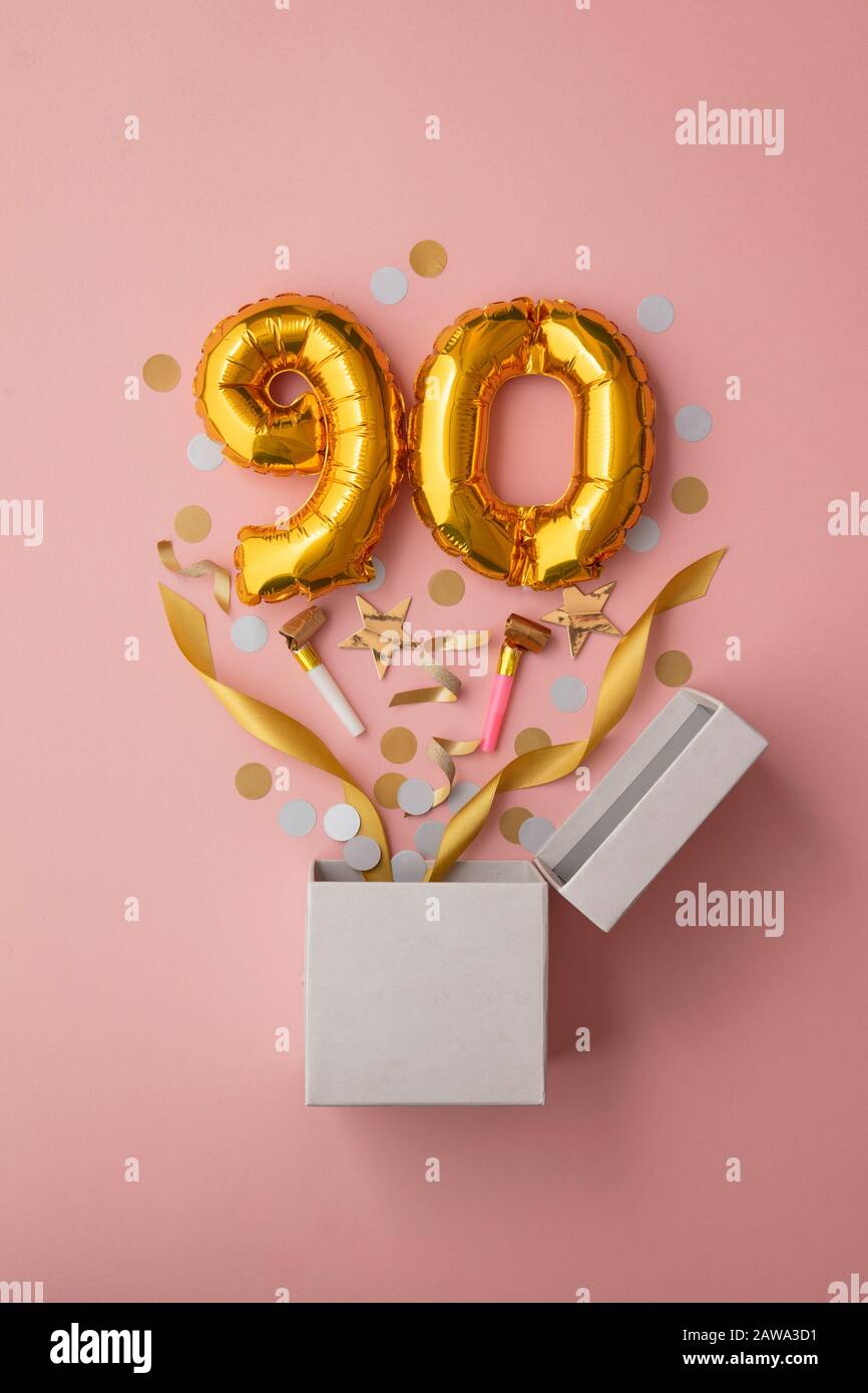 90th birthday card hi-res stock photography and images - Alamy