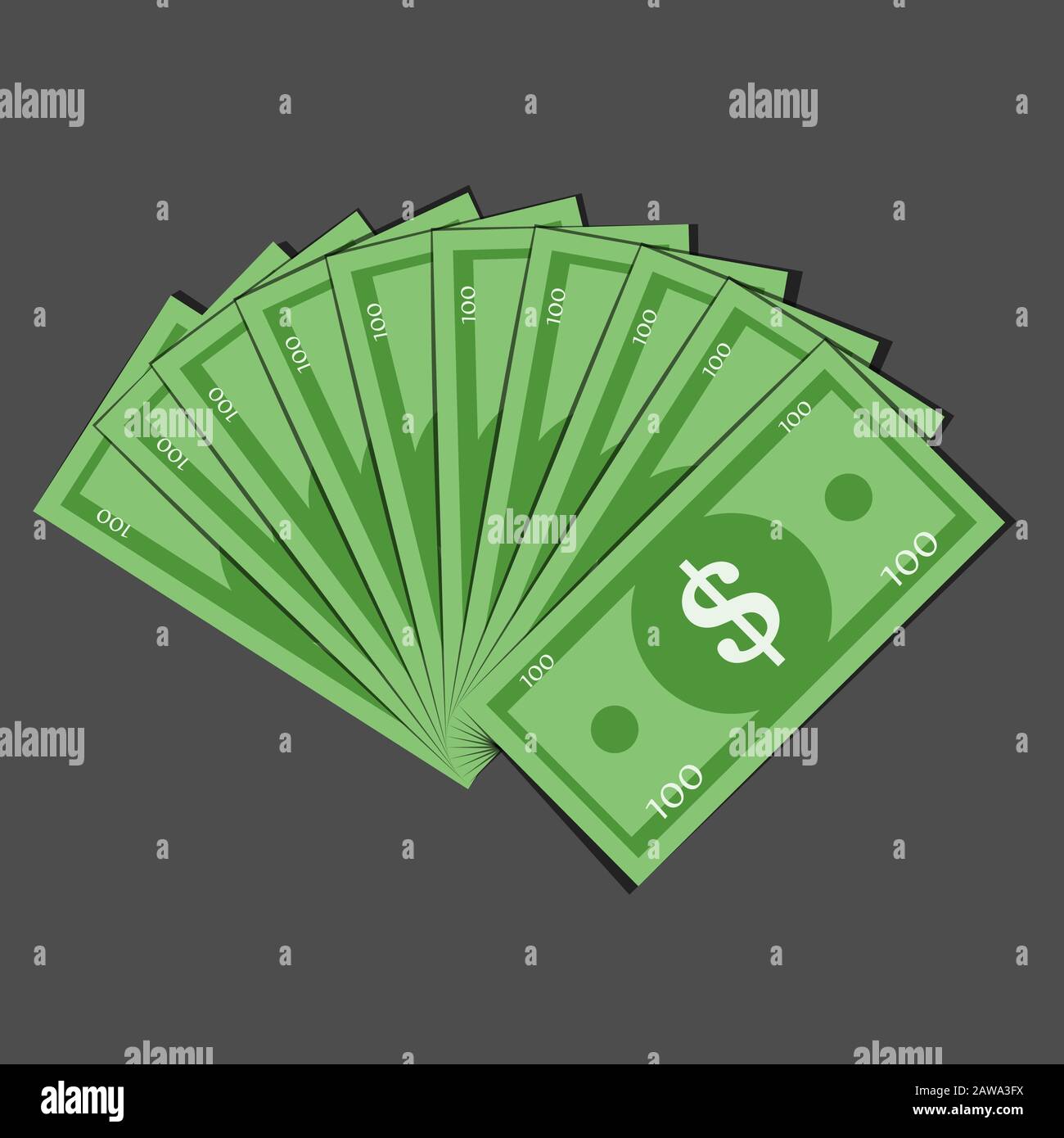 Big banknotes Stock Vector Images - Alamy