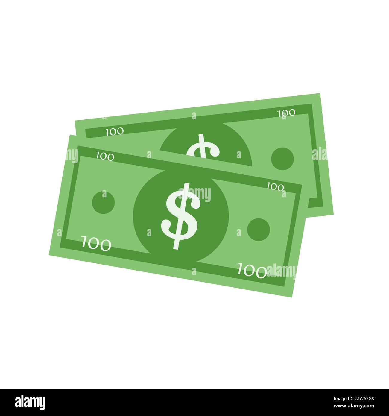Vector Dollar sign, money dollar icon - currency dollar bill symbol ...