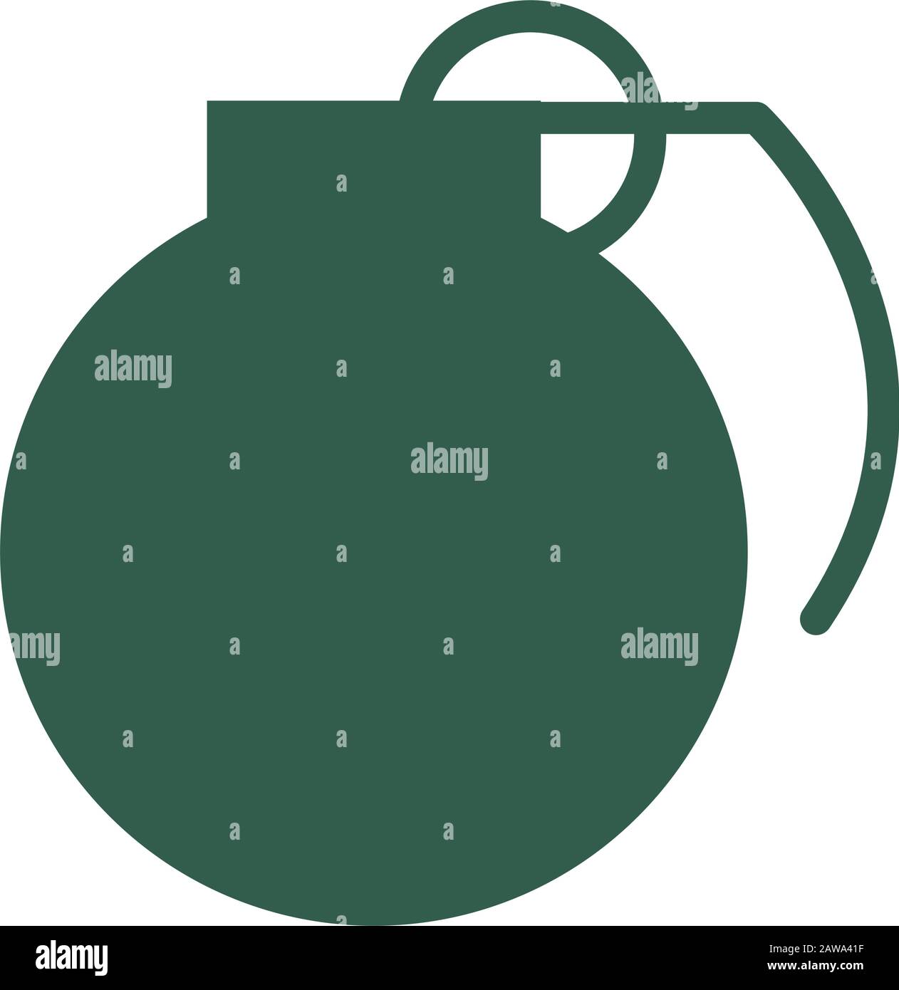grenade military force isolated icon Stock Vector Image & Art - Alamy