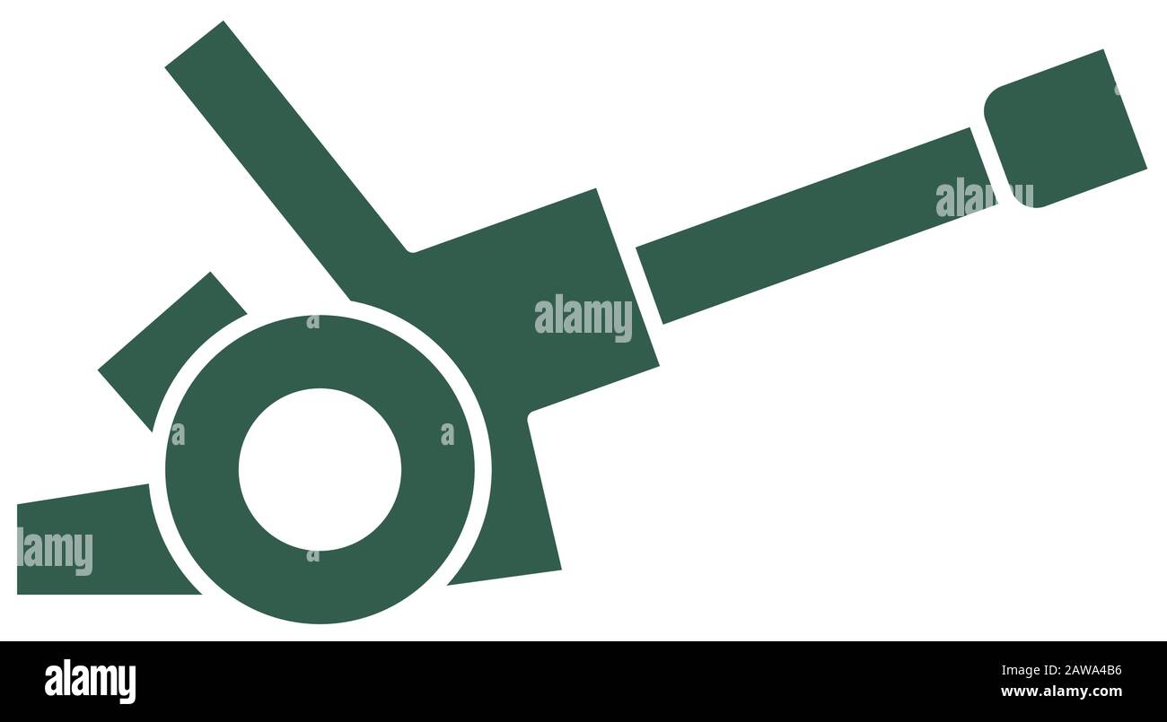 gun cannon military force isolated icon Stock Vector Image & Art - Alamy