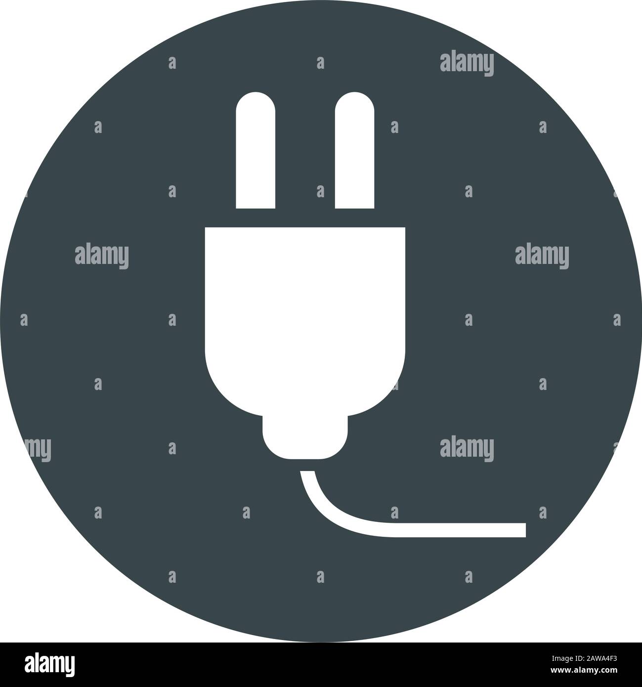 energy wire plug isolated icon Stock Vector Image & Art - Alamy