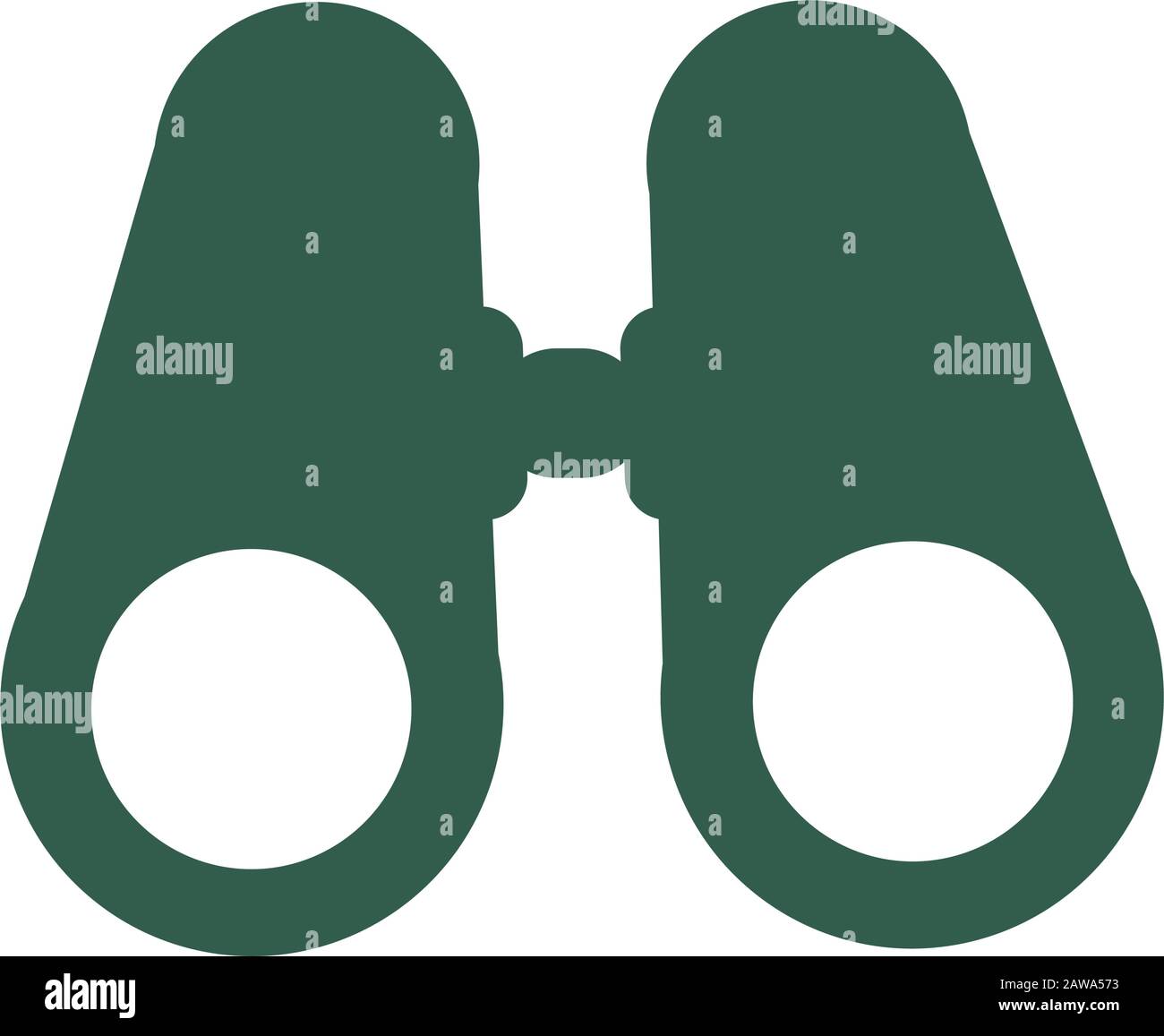 Officer binoculars Stock Vector Images - Alamy