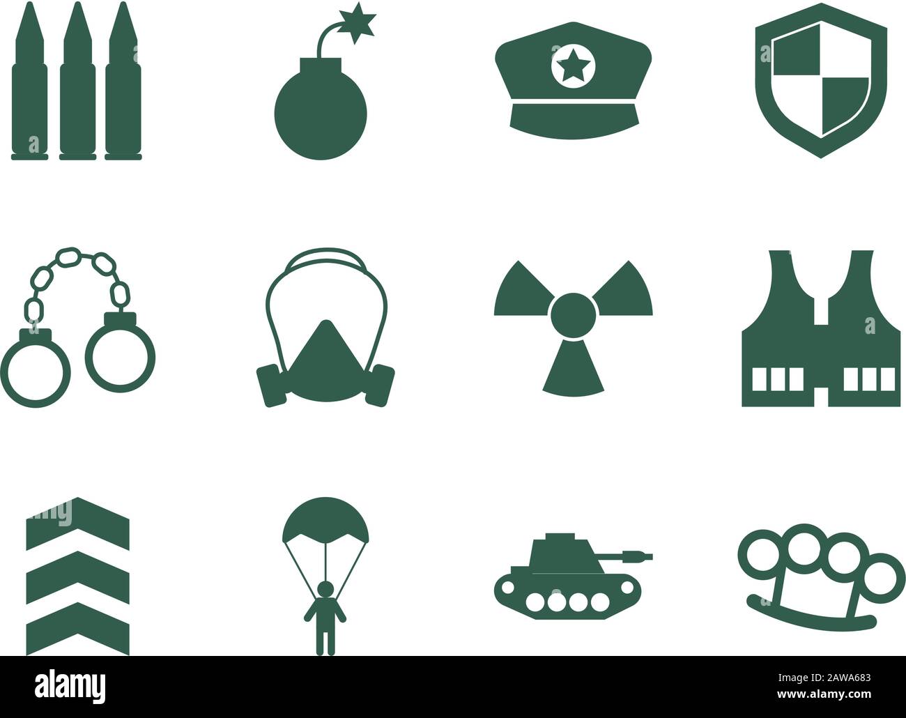 American military group Stock Vector Images - Alamy