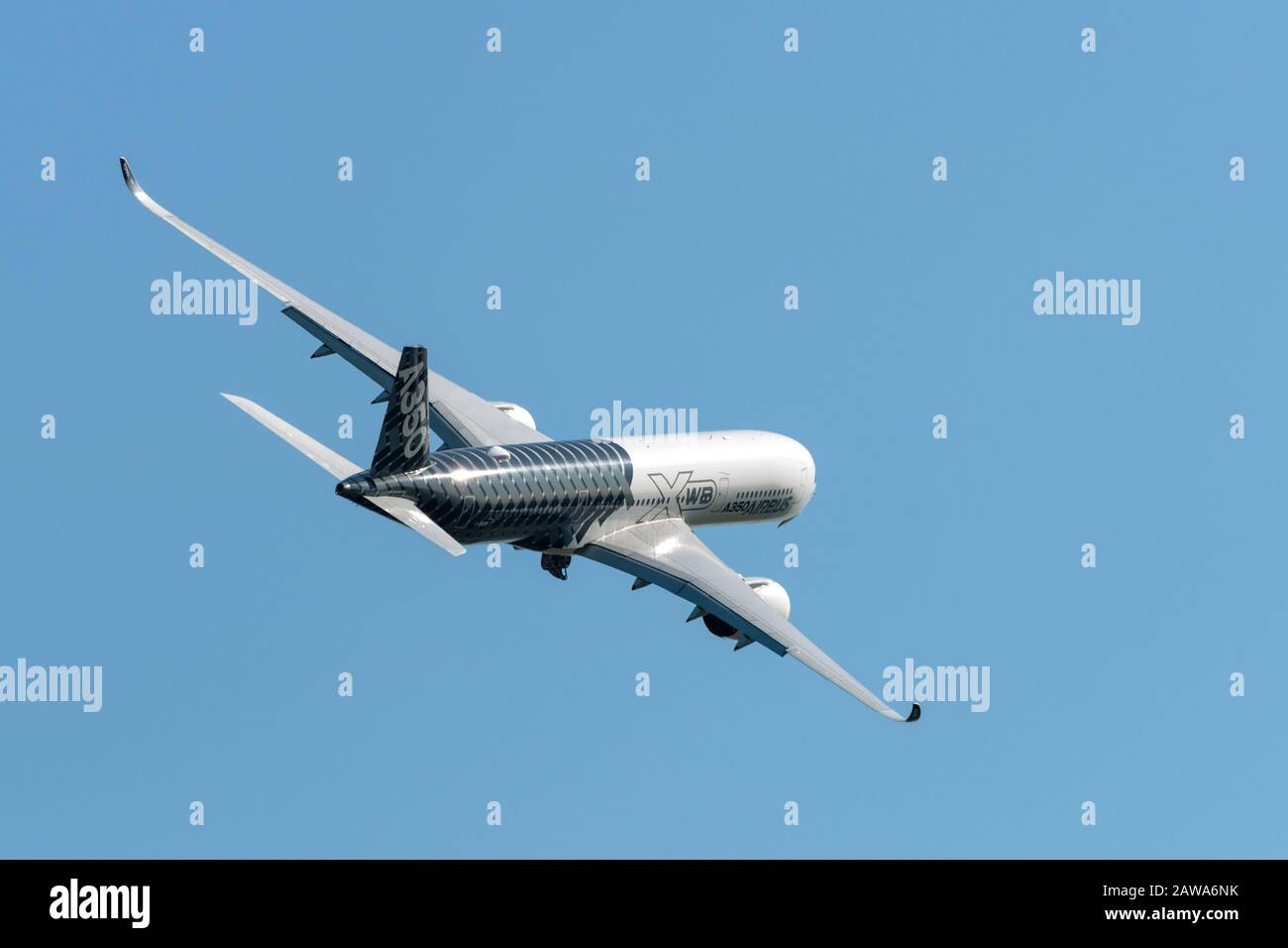 August 30, 2019. Zhukovsky, Russia. long-range wide-body twin-engine ...