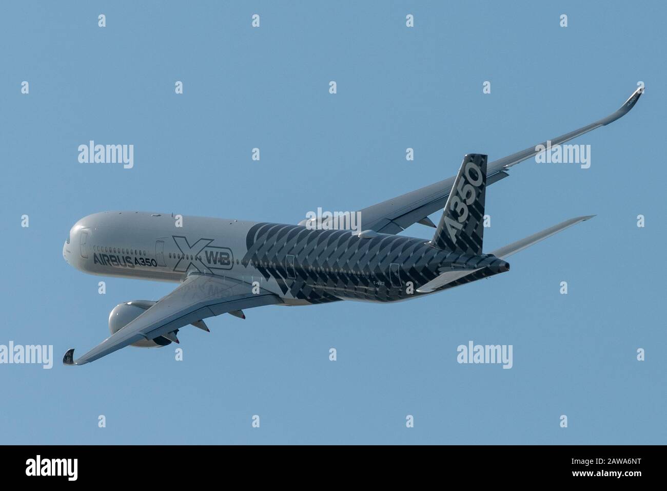 August 30, 2019. Zhukovsky, Russia. long-range wide-body twin-engine ...