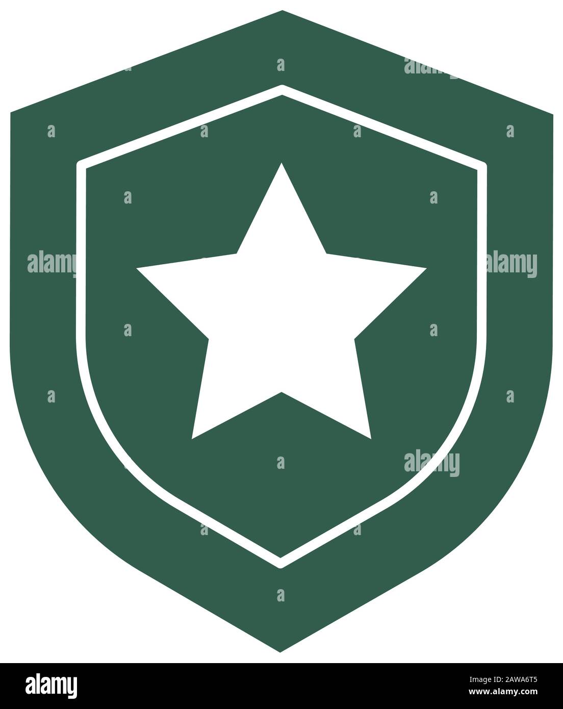 Infantry shield Stock Vector Images - Alamy