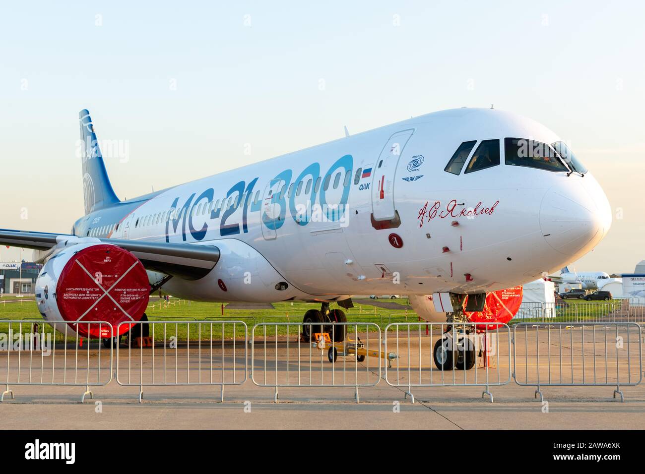 August 30, 2019. Zhukovsky, Russia. Promising Russian medium-range ...