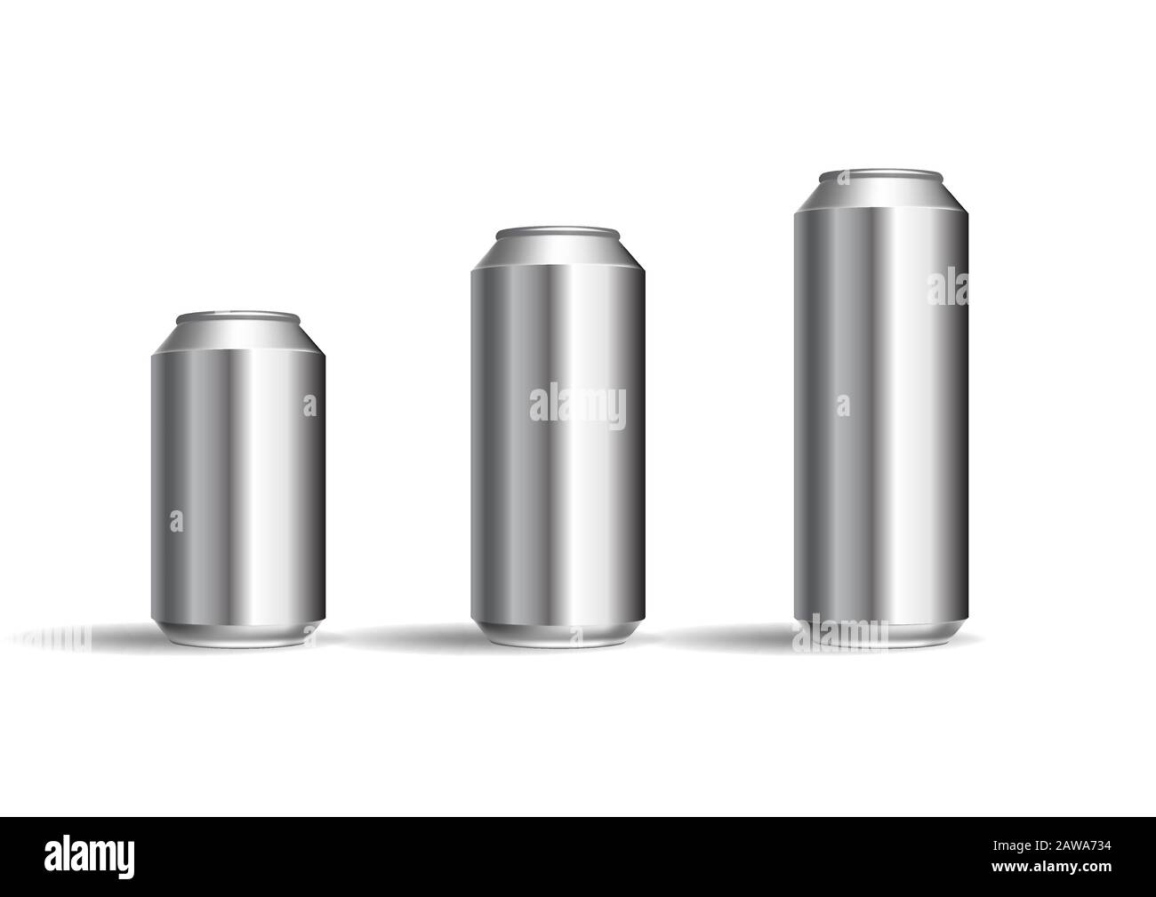 Recycling empty cans Stock Vector Images - Alamy