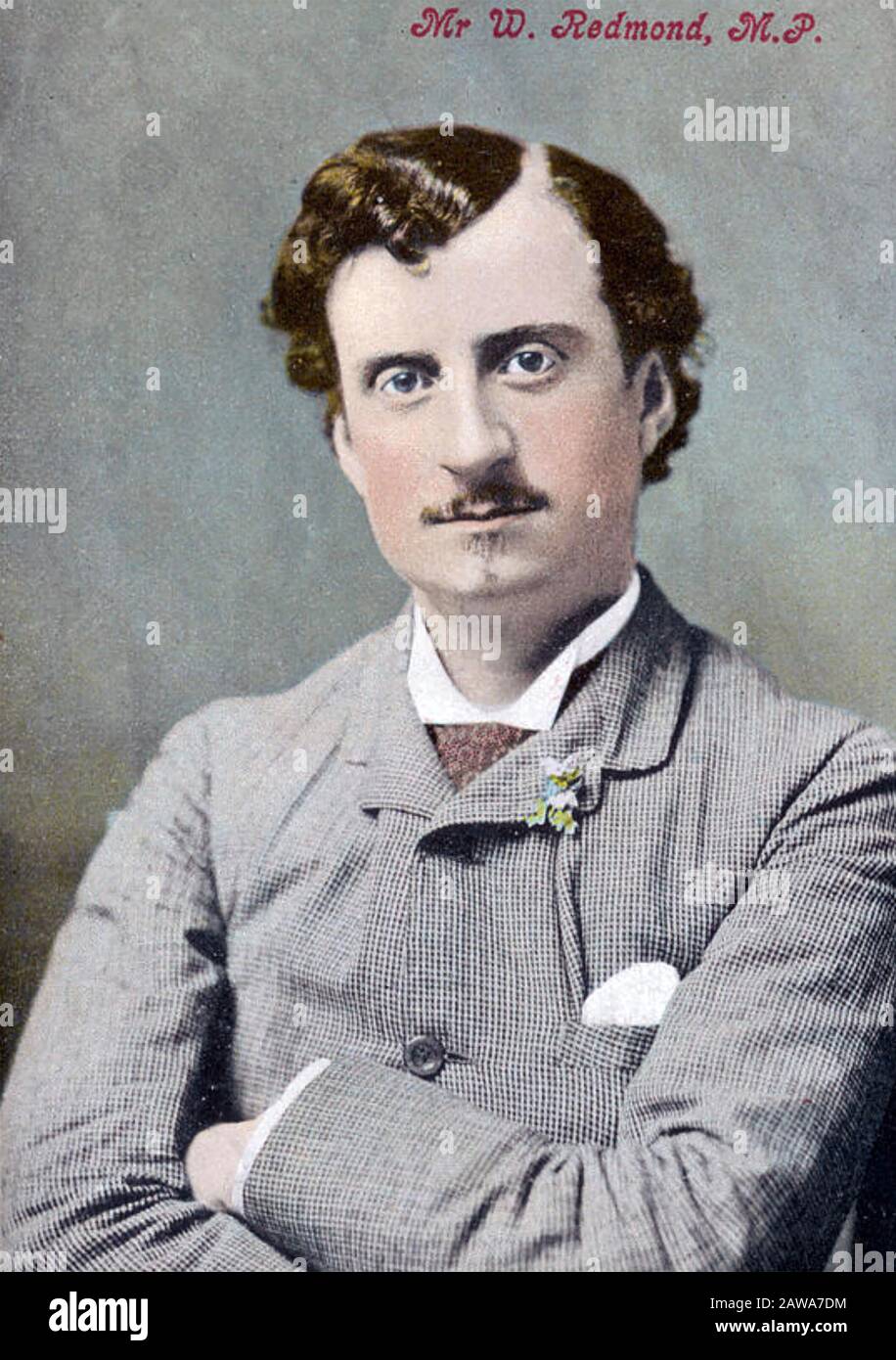 JOHN REDMOND (1856-1918) Irish nationalist politician about 1882 Stock ...