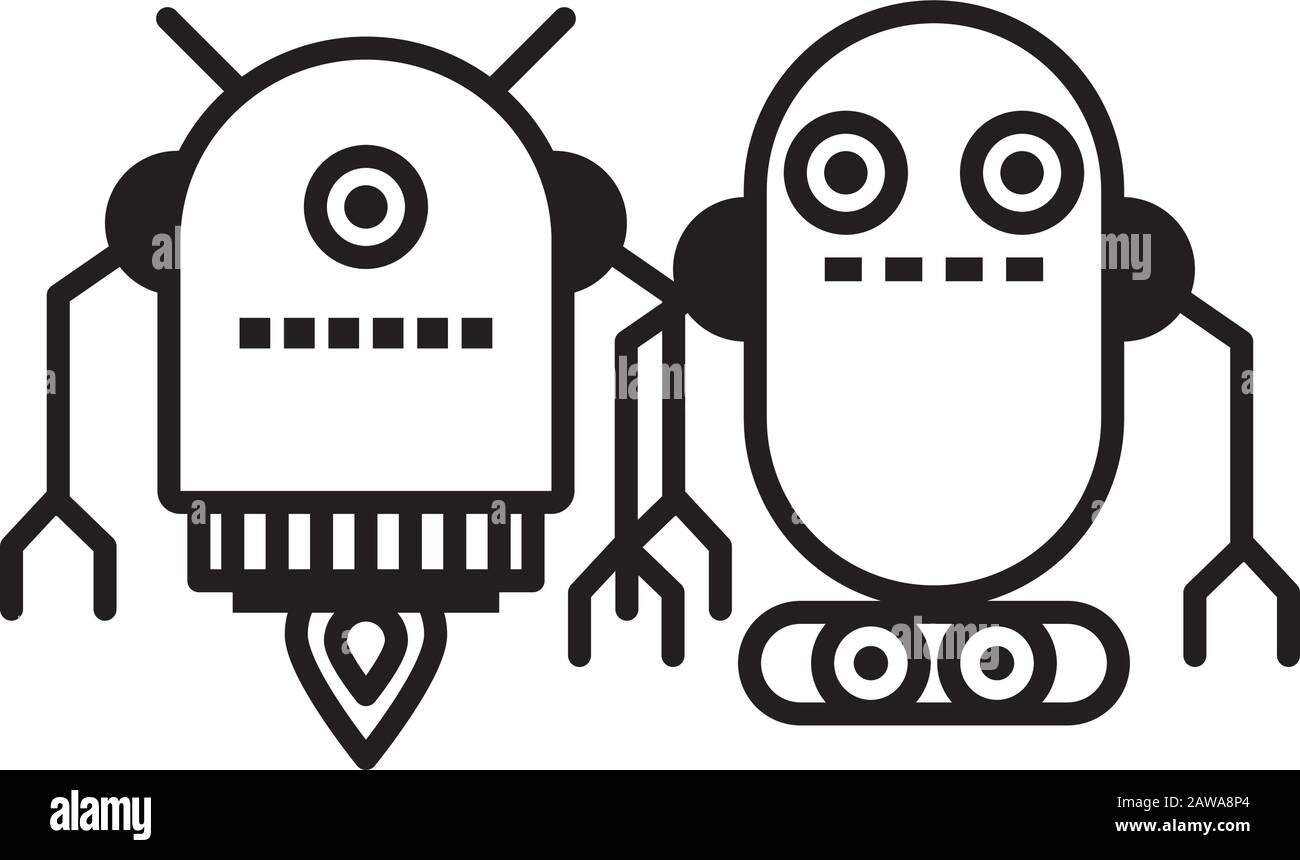 Robot feet Stock Vector Images - Alamy