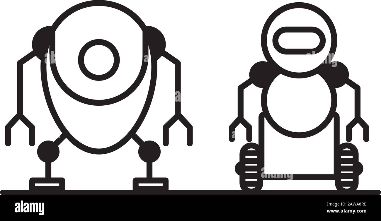 Robot feet Stock Vector Images - Alamy