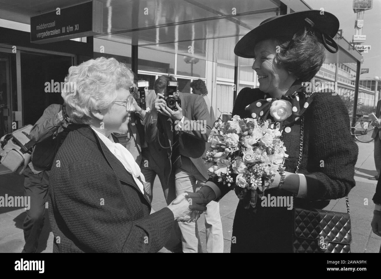 Queen Beatrix at celebration 75th anniversary Dutch Cancer Institute ...