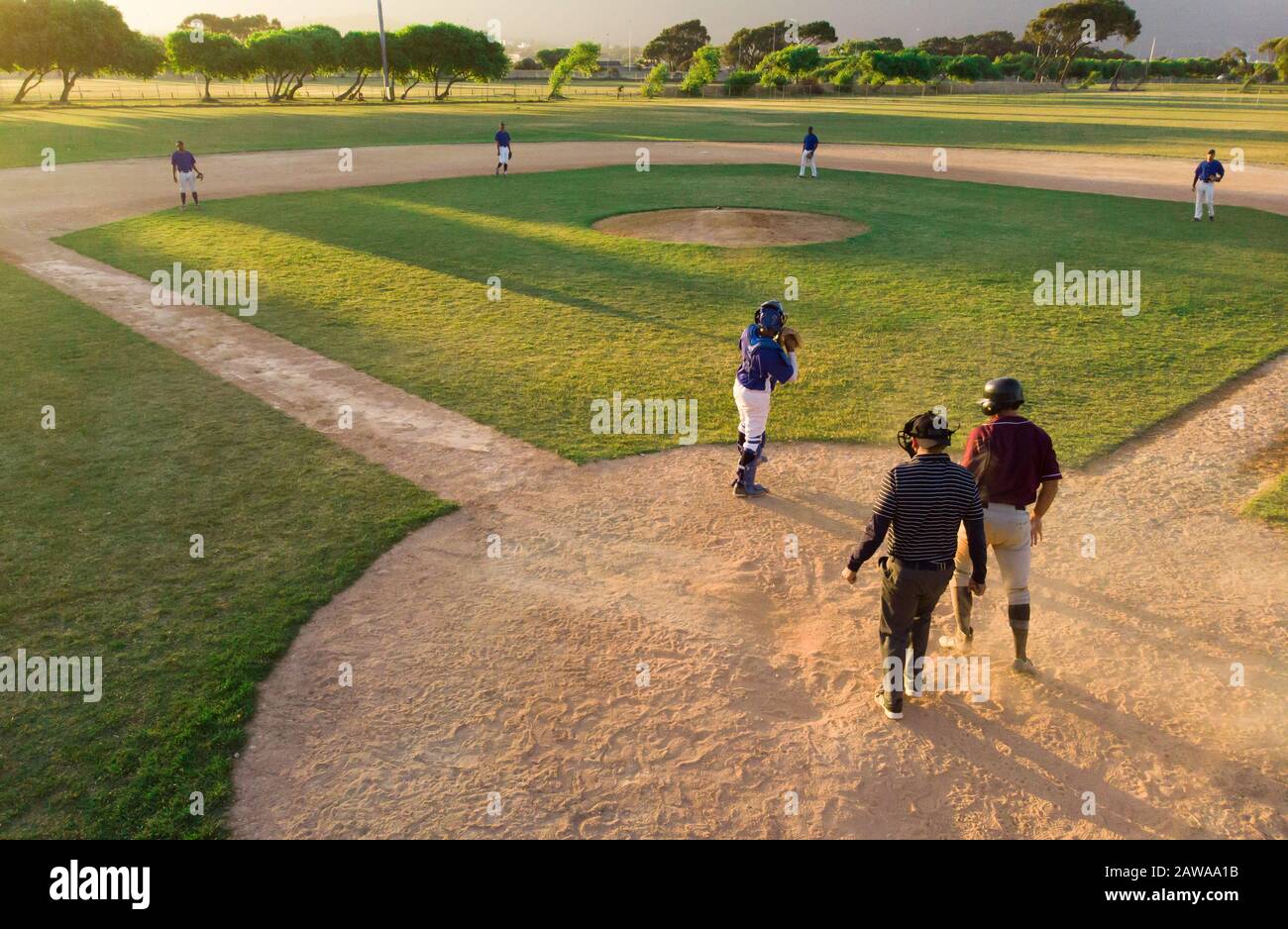 Baseball field hi-res stock photography and images - Alamy