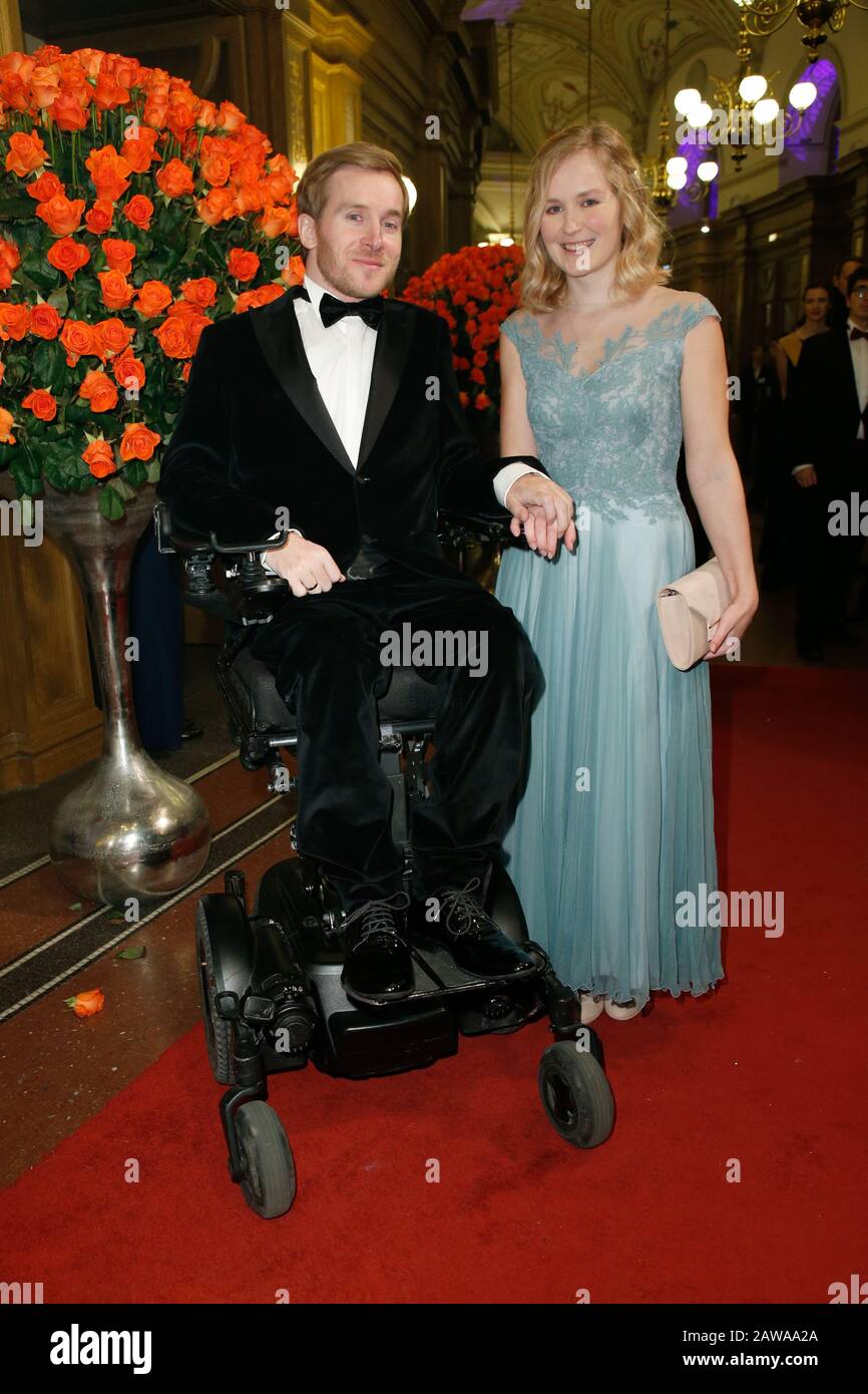Dresden, Germany. 07th Feb, 2020. Samuel Koch and his sister Rebecca ...