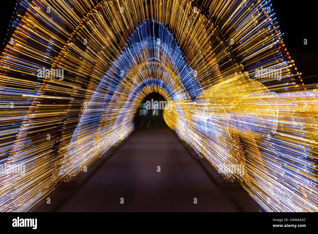 Zoom burst picture in Magdeburg christmas market Stock Photo - Alamy