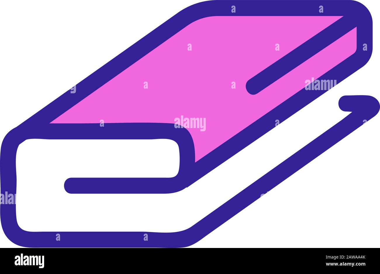 Silk fabric icon vector. Isolated contour symbol illustration Stock ...