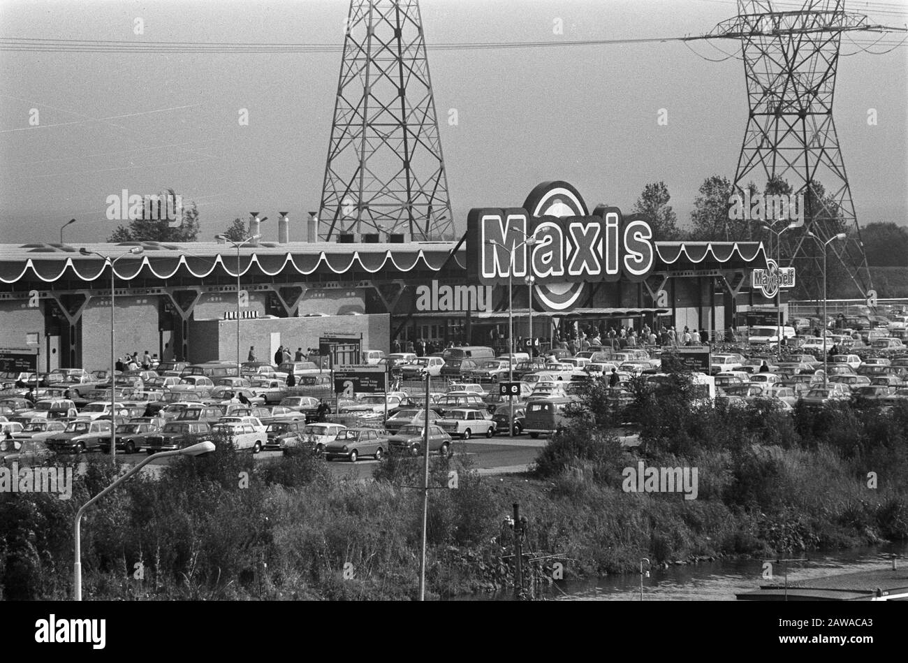 Maxis superstore opened between Diemen and Muiden, exterior (from above ...
