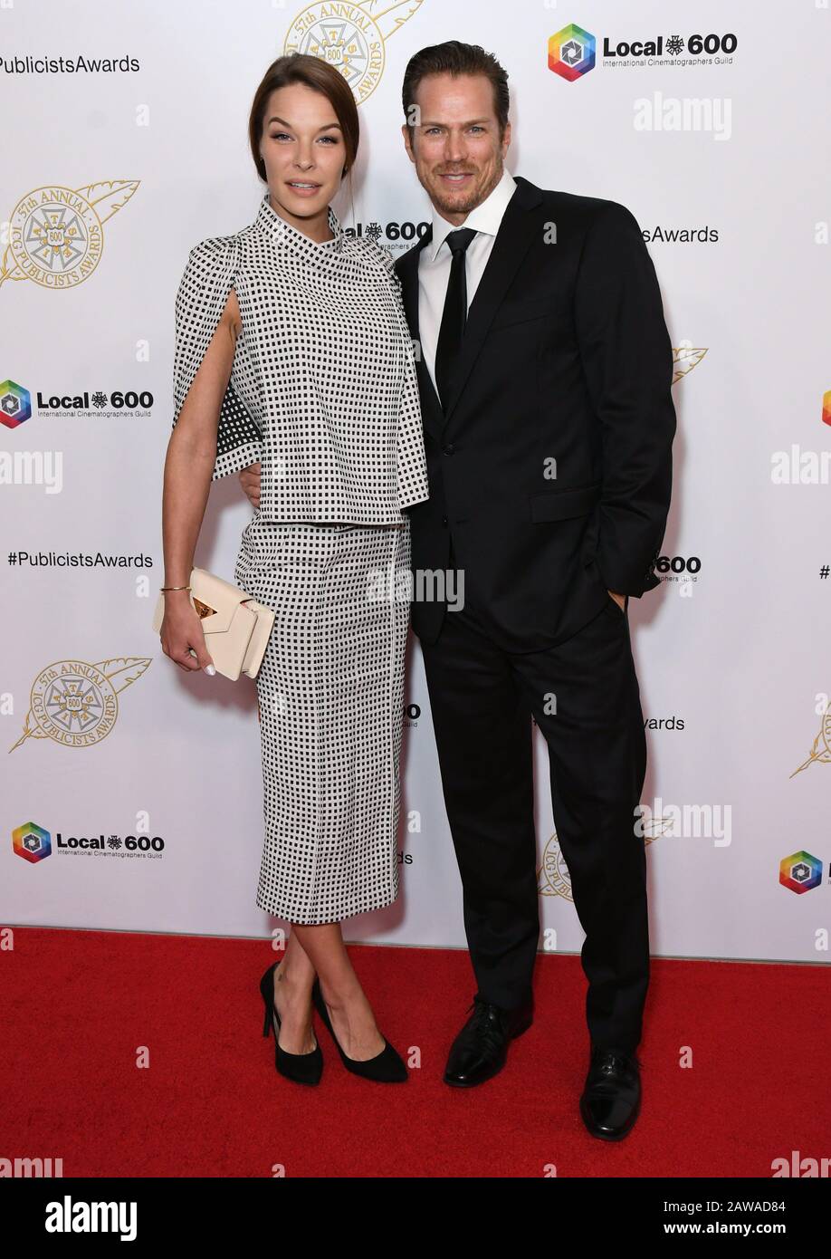 07 February 2020 - Beverly Hills - Liz Godwin, Jason Lewis. 57th Annual ...