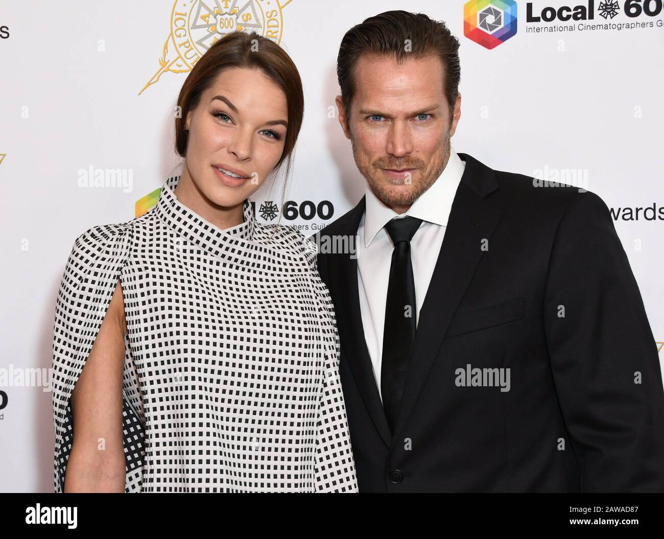 07 February 2020 - Beverly Hills - Liz Godwin, Jason Lewis. 57th Annual ...