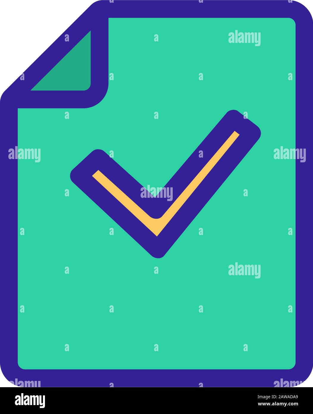 the quiz question answer to the icon vector. Isolated contour symbol ...