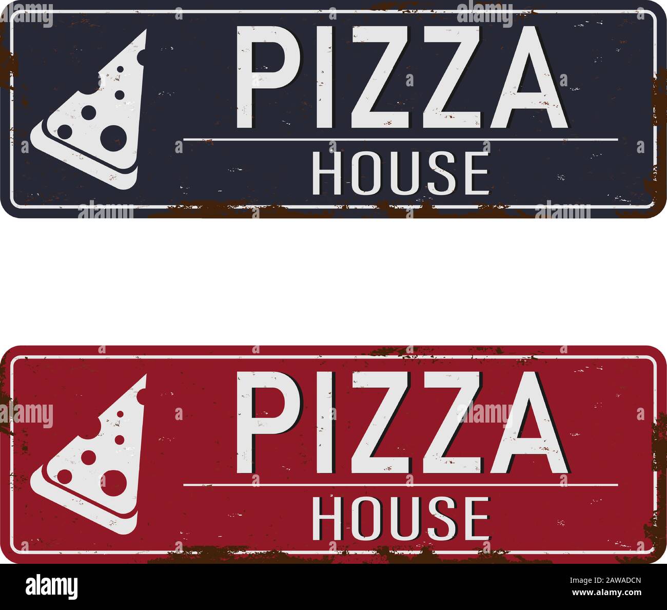 Simple Pizza house vector logo design, icon idea for restaurant brand ...