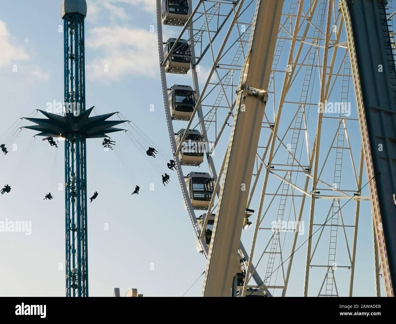Southbank carousel fairground ride london hi-res stock photography and ...