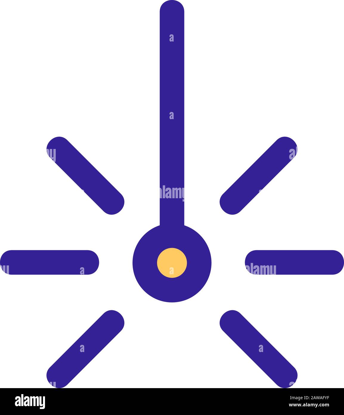 Laser welding cutting icon vector. Isolated contour symbol illustration ...