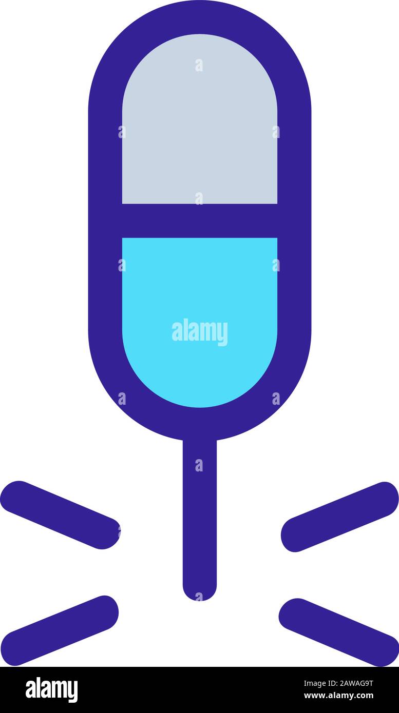 Laser welding cutting icon vector. Isolated contour symbol illustration ...