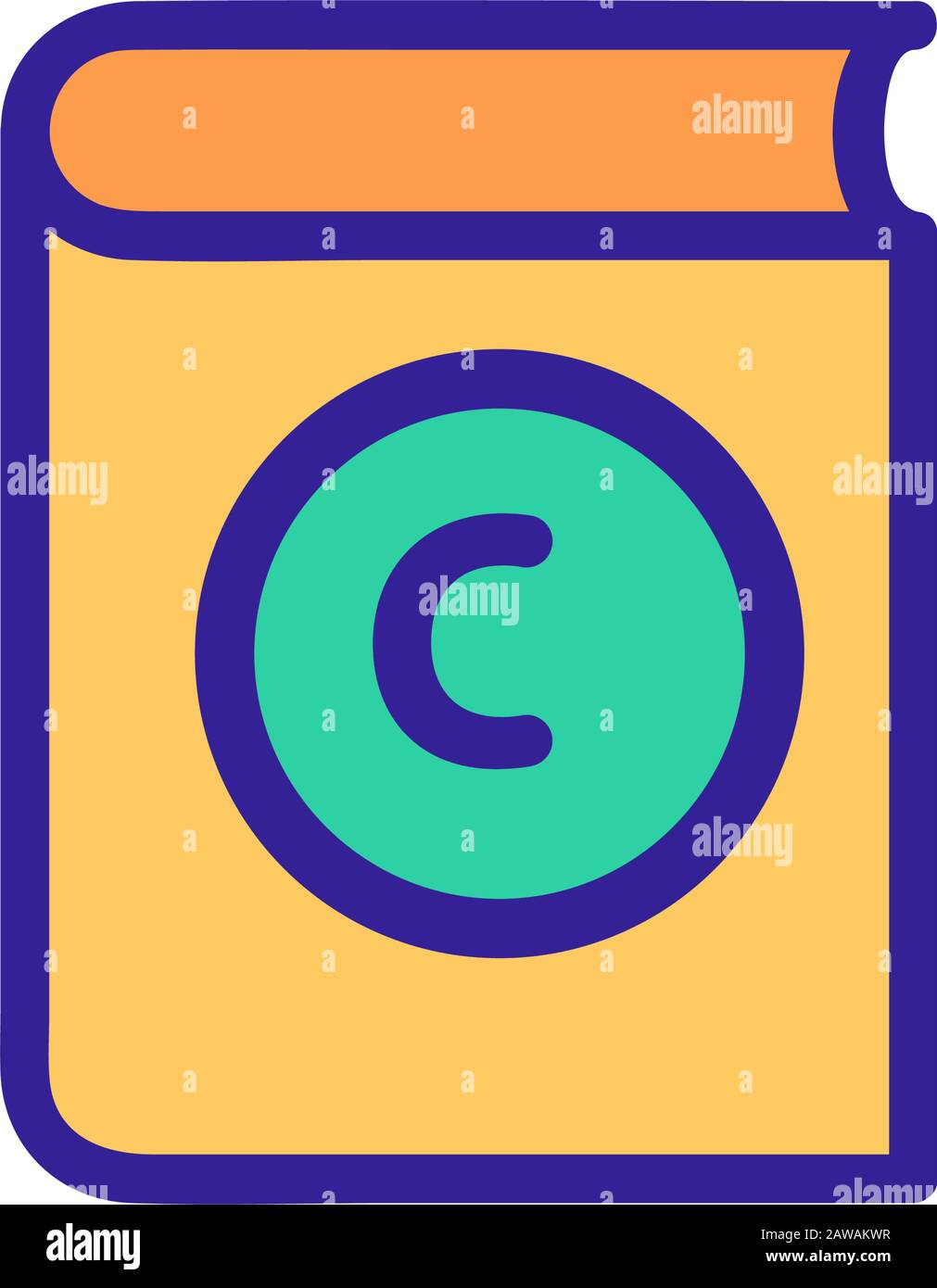 intellectual property icon vector. Isolated contour symbol illustration ...