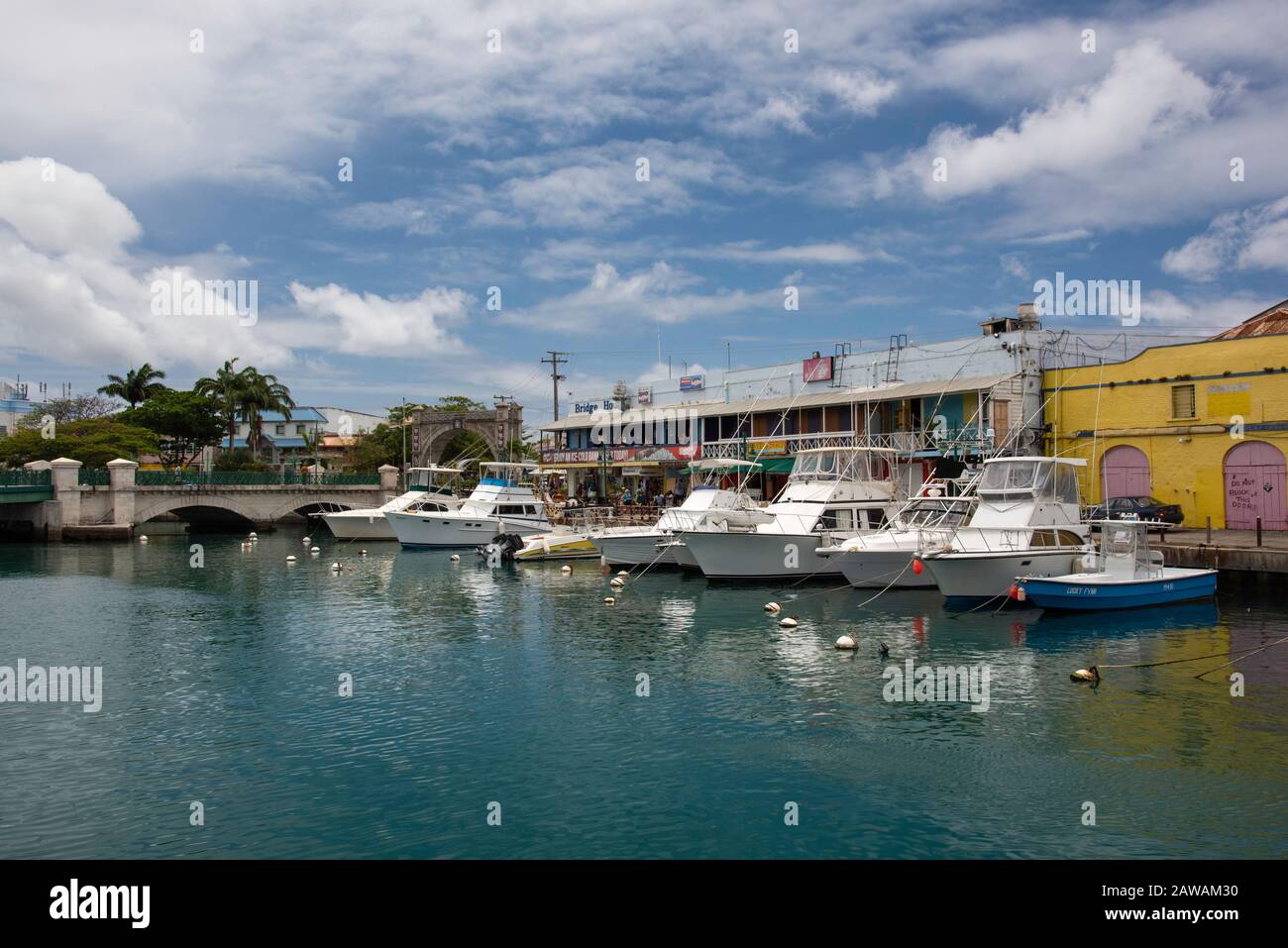 Port of Bridgetown in Barbados Stock Photo - Alamy