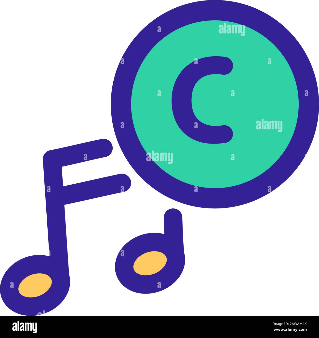 intellectual property icon vector. Isolated contour symbol illustration ...