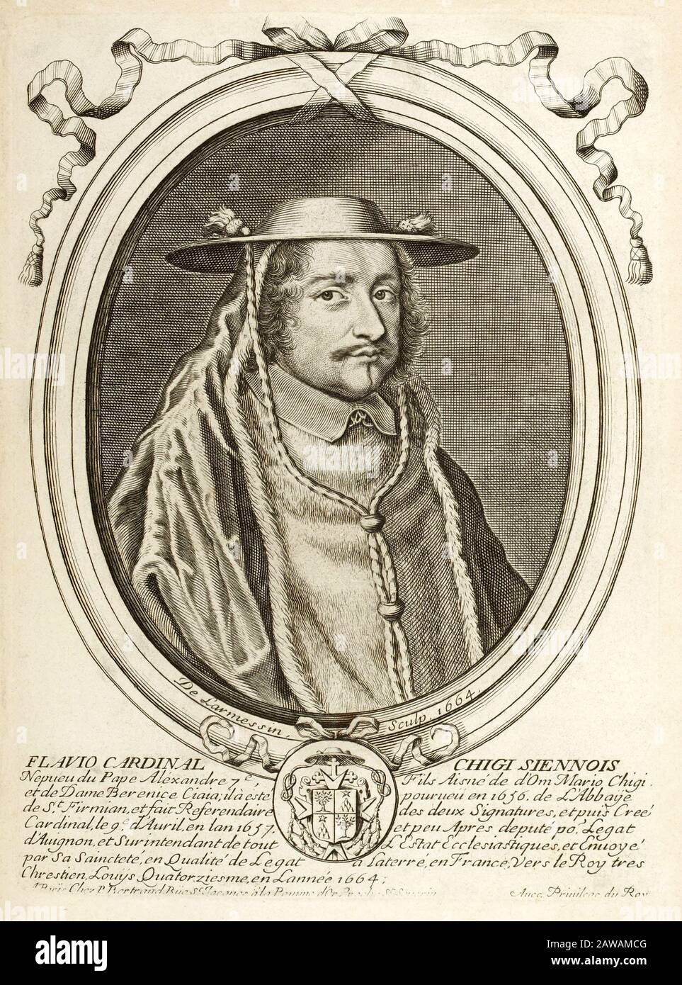 The rich italian Prince and great Art collector Cardinale FLAVIO CHIGI ...