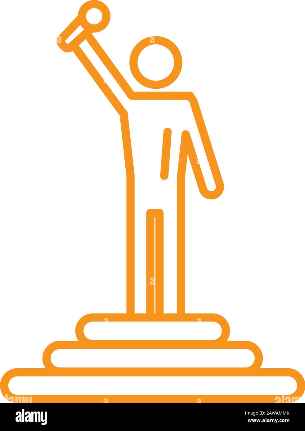 Trophy award price human hi-res stock photography and images - Alamy