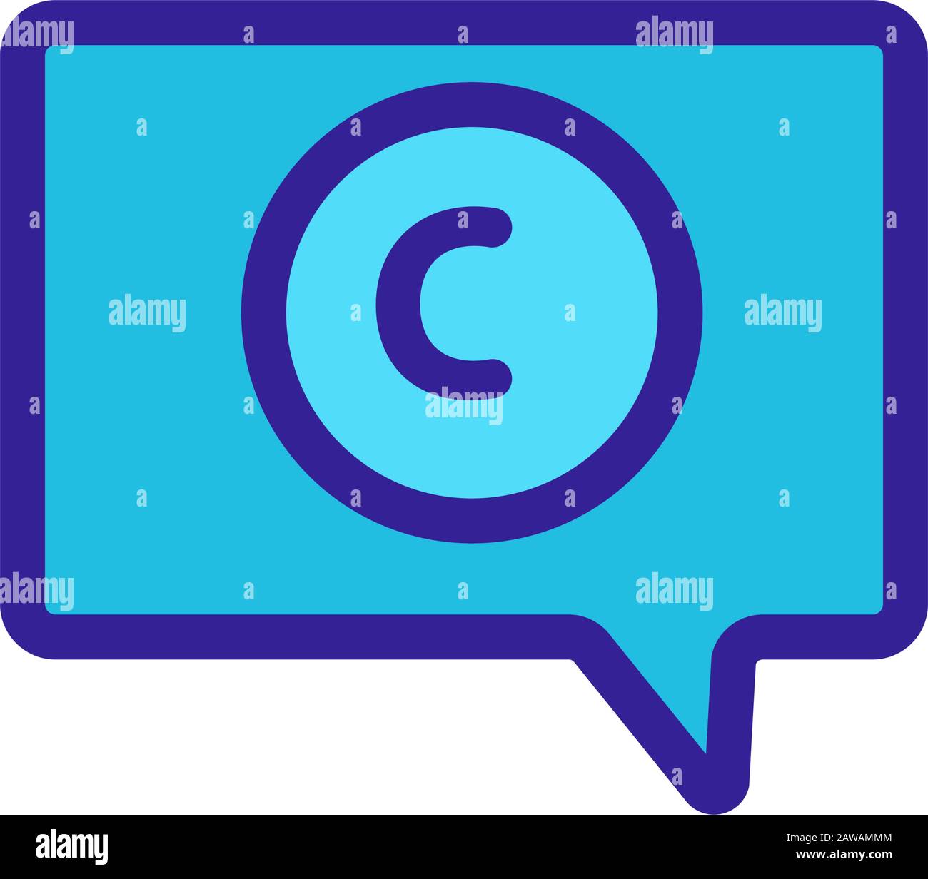 intellectual property icon vector. Isolated contour symbol illustration ...