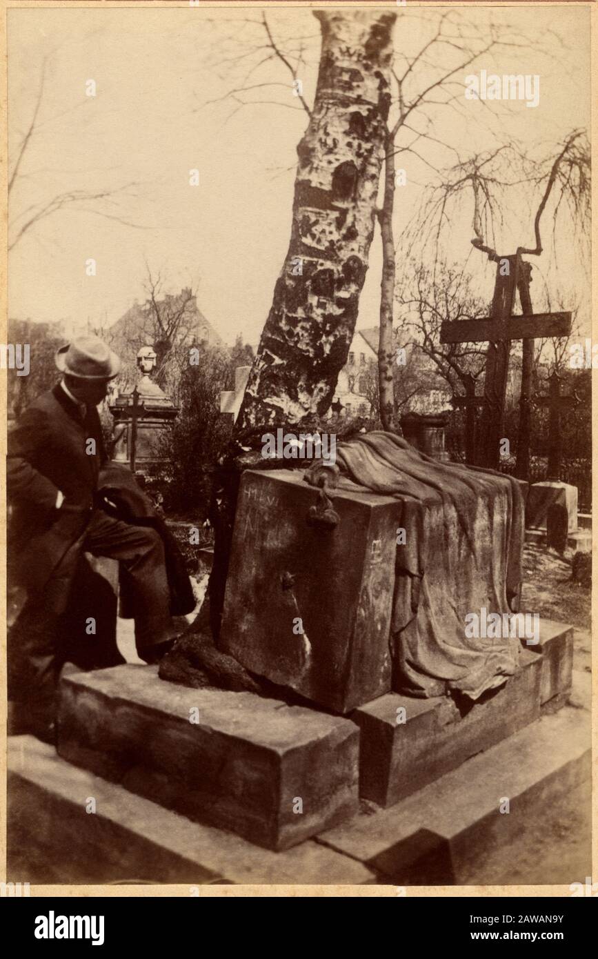 1885 ca, HANNOVER, GERMANY : The Open Grave ( Geöffnetes Grab, Opened ...