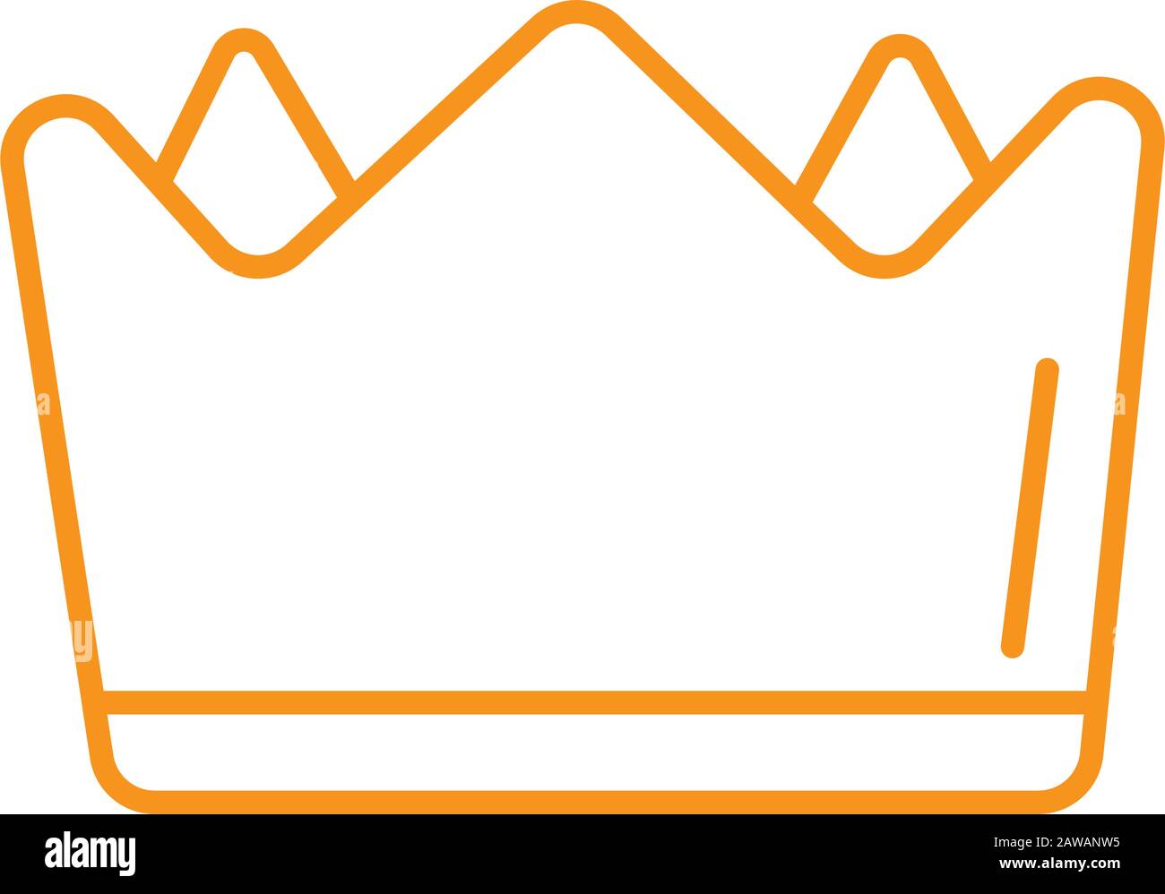 crown winner royal isolated icon Stock Vector Image & Art - Alamy